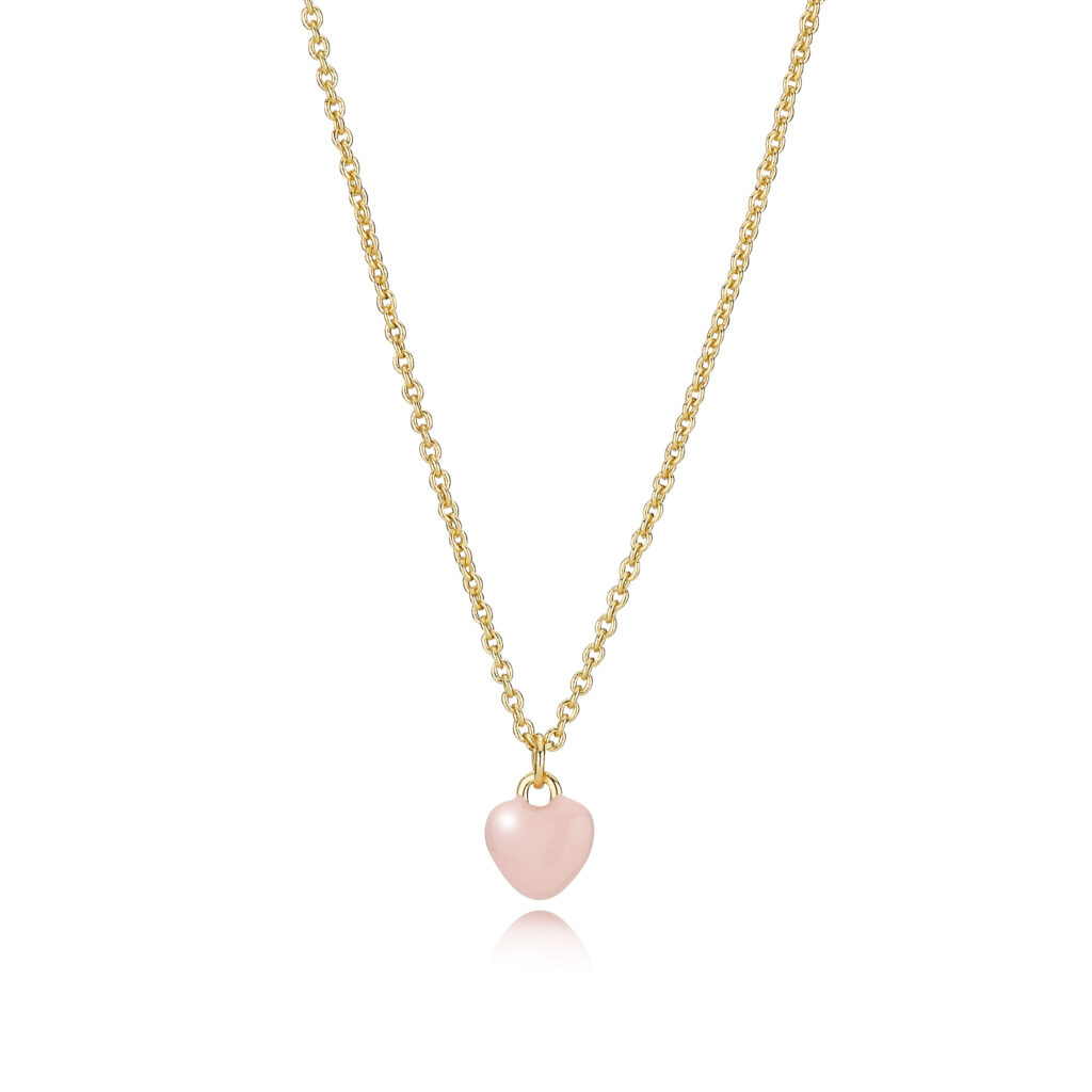 Rosa Hjerte Halskæde » Dansk Design Fra Laesoe Studio